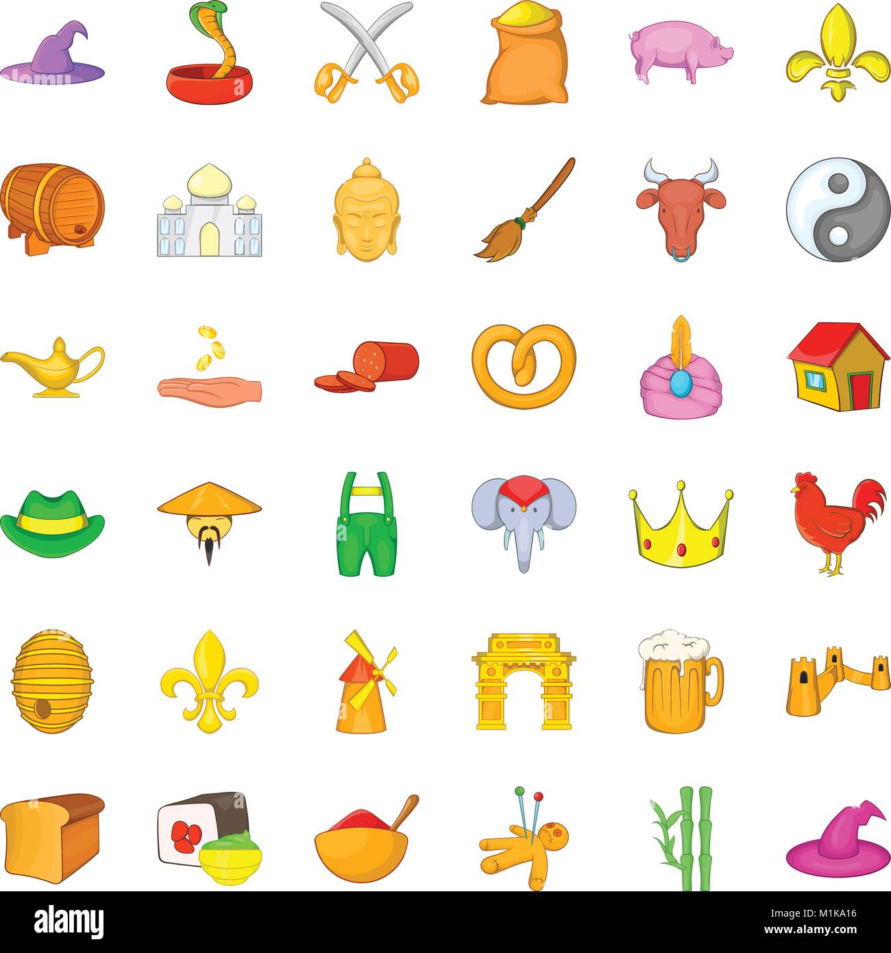 Earliest icons set, cartoon style Stock Vector Image & Art - Alamy