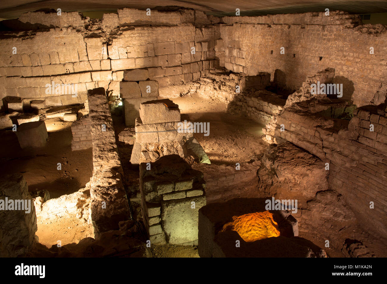 Germany, Cologne, the relics of the Praetorium. The Praetorium was the ...