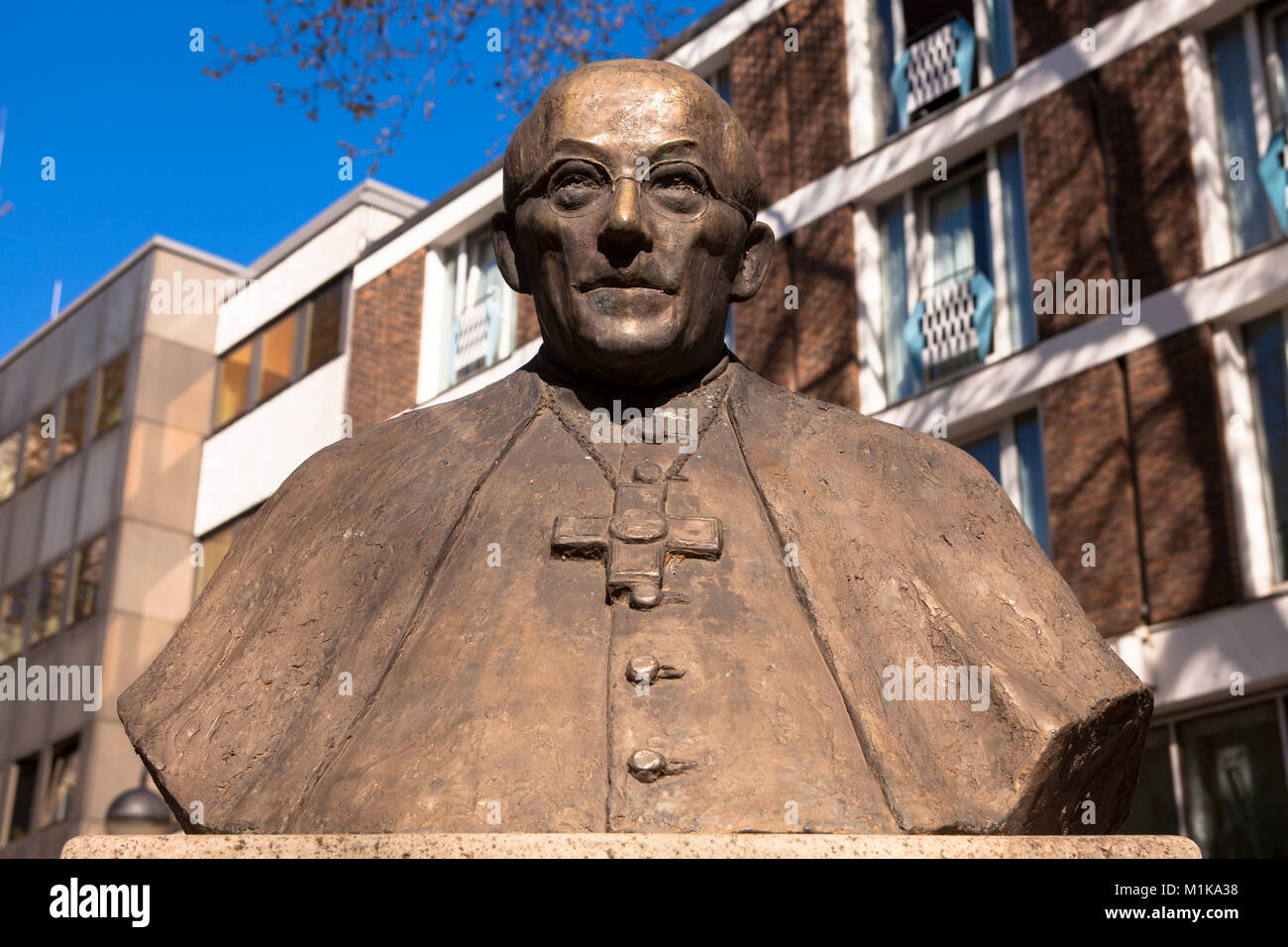 Germany, Cologne, monument for Josef Kardinal Frings, Archbishop of ...