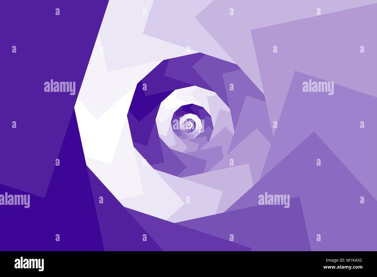 Spiral of rotating squares - ultraviolet background, Spiral from ...