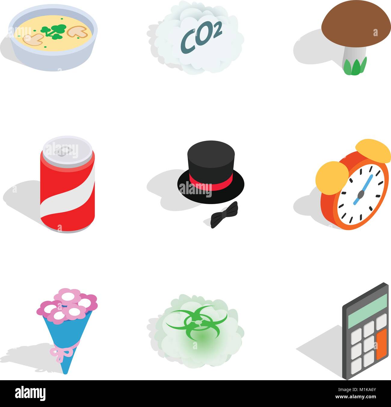 Existence icons set, isometric style Stock Vector Image & Art - Alamy