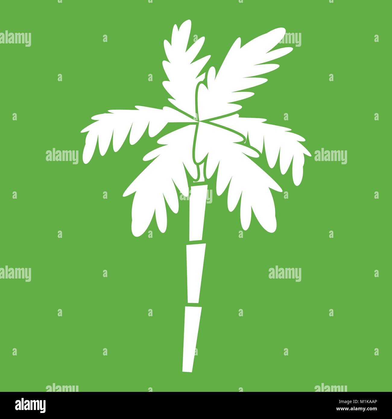 Palm tree icon green Stock Vector Image & Art - Alamy