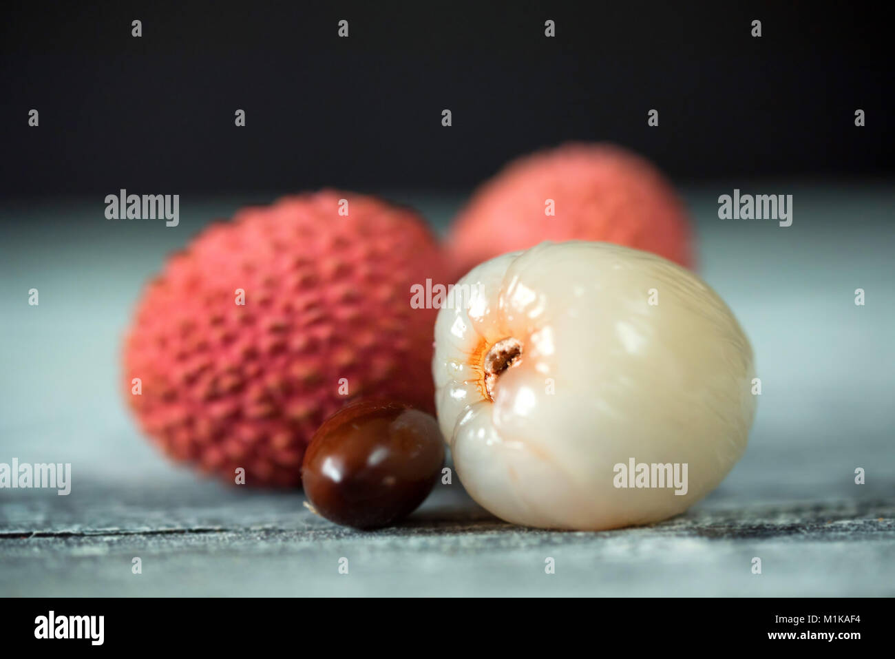 Lychee with shell hi-res stock photography and images - Alamy
