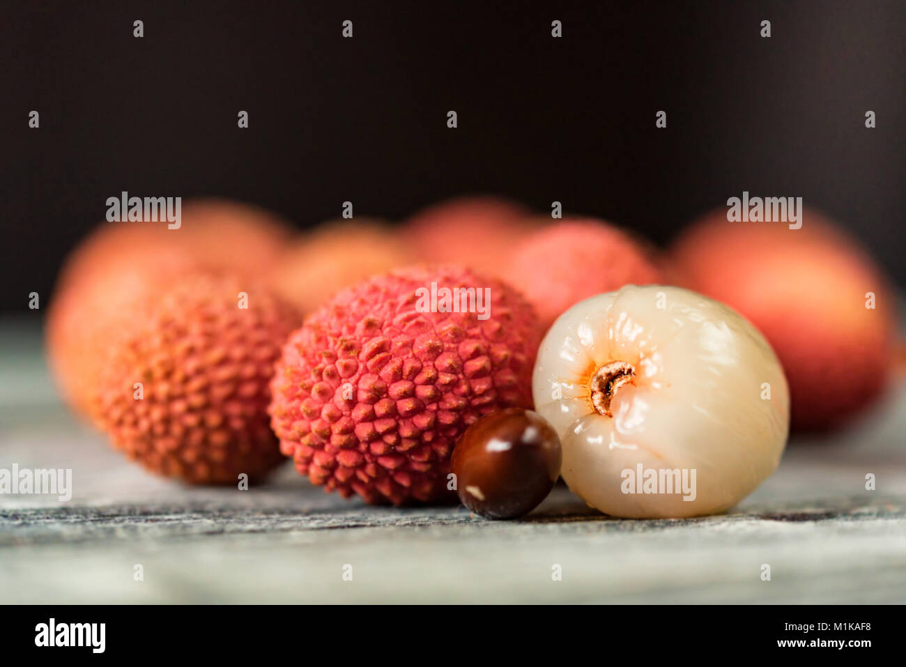 Lychee fruit shell hi-res stock photography and images - Alamy