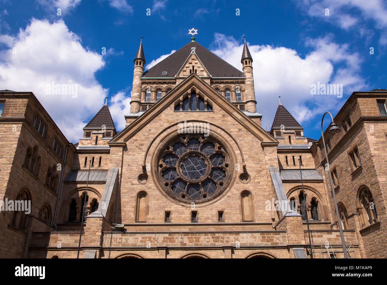 Germany, Cologne, the Jewish synagogue at the Roon street. Deutschland ...