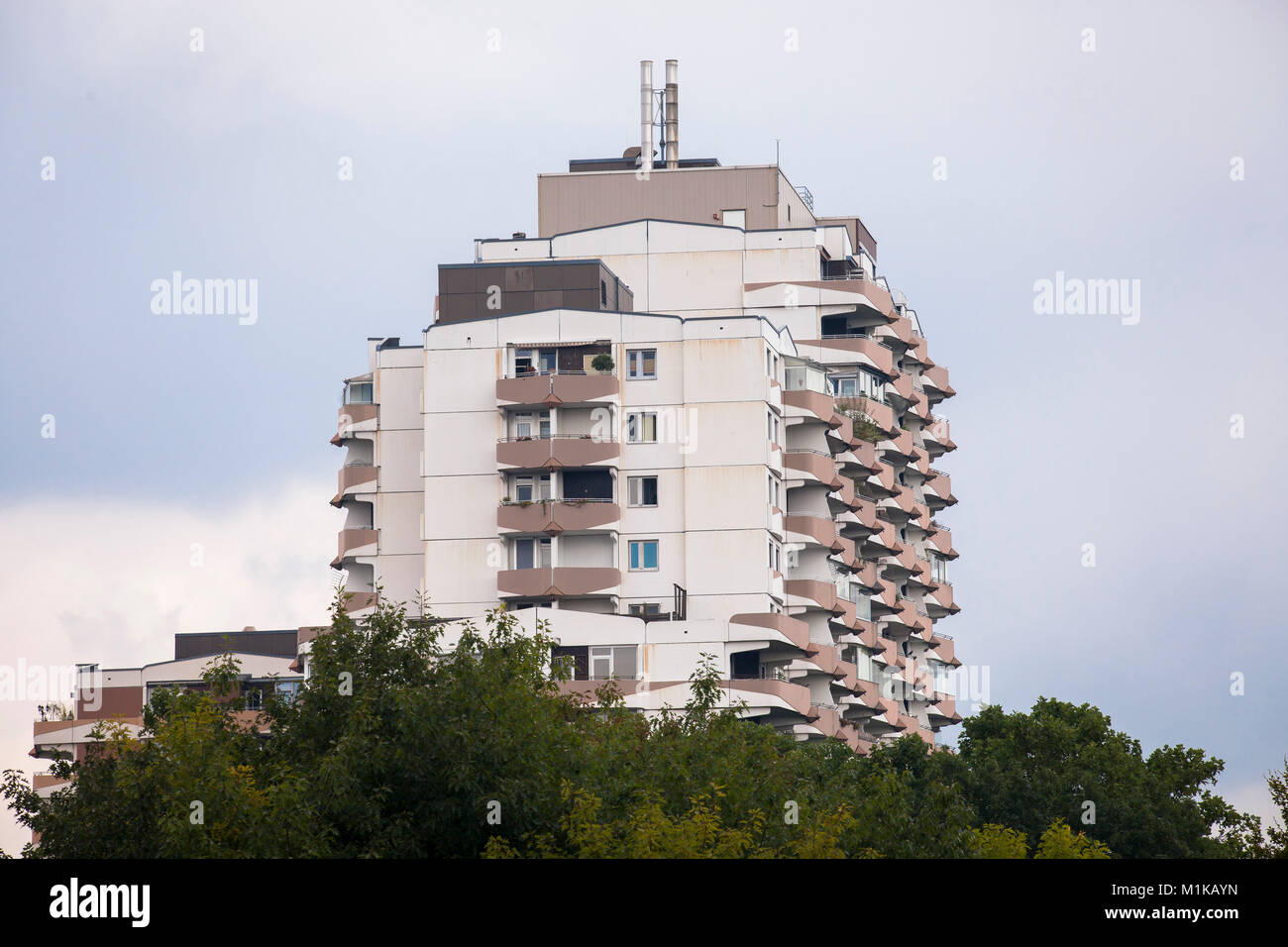 Germany, Cologne, high-rise building at the Tuernicher street in the ...