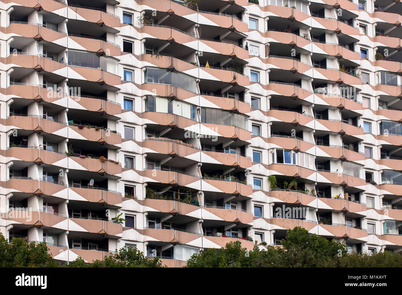 Germany, Cologne, high-rise building at the Tuernicher street in the ...