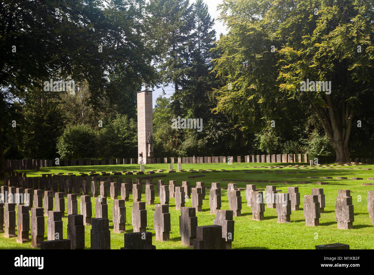 Germany, Cologne, war graves within the Cologne Southern Cemetery in ...