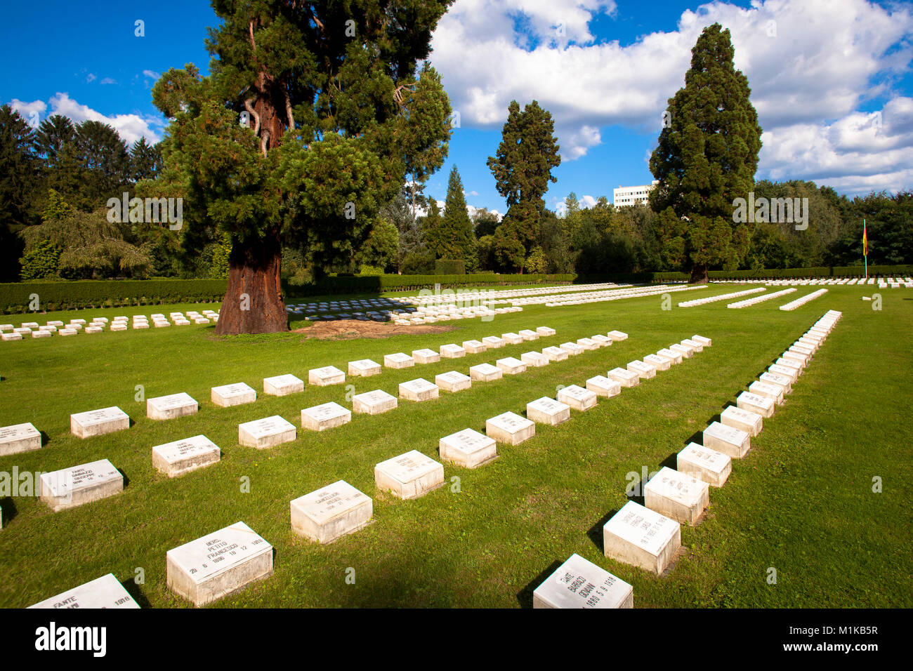 Germany, Cologne, the Italian cemetery of honor within Cologne Southern ...