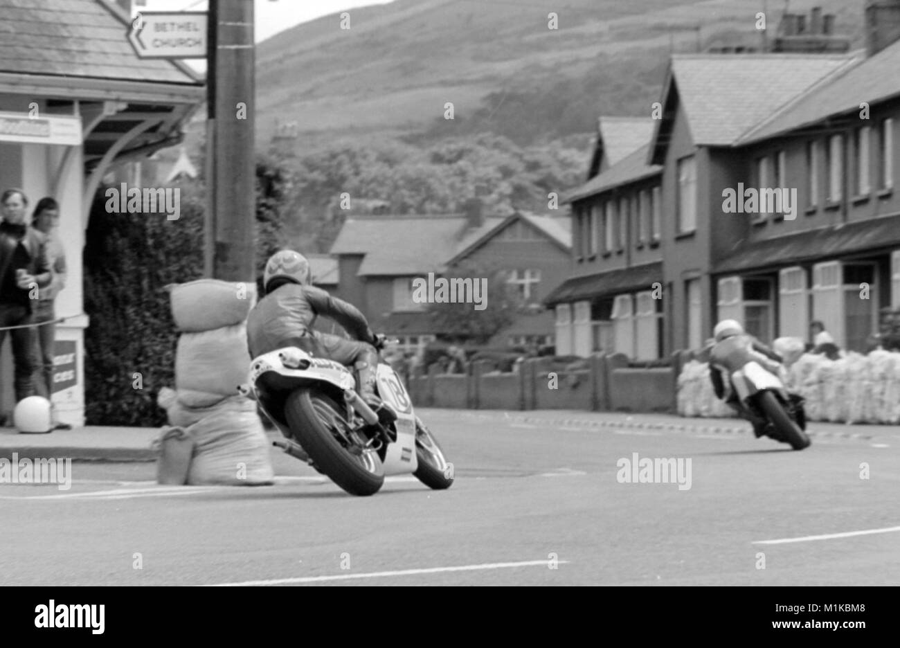Riders head out of Parliament Sq, Ramsey towards Cruickshanks in the ...