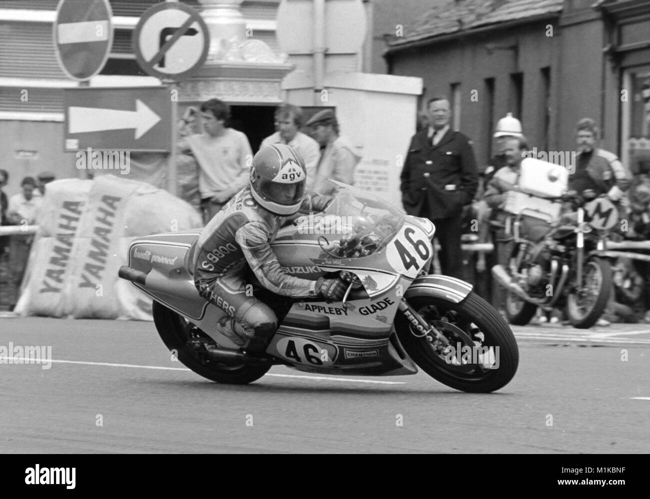 Suzuki race Black and White Stock Photos & Images - Alamy