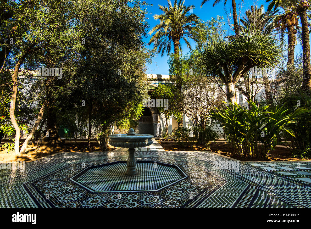 Bahia palace in marrakesh hi-res stock photography and images - Alamy