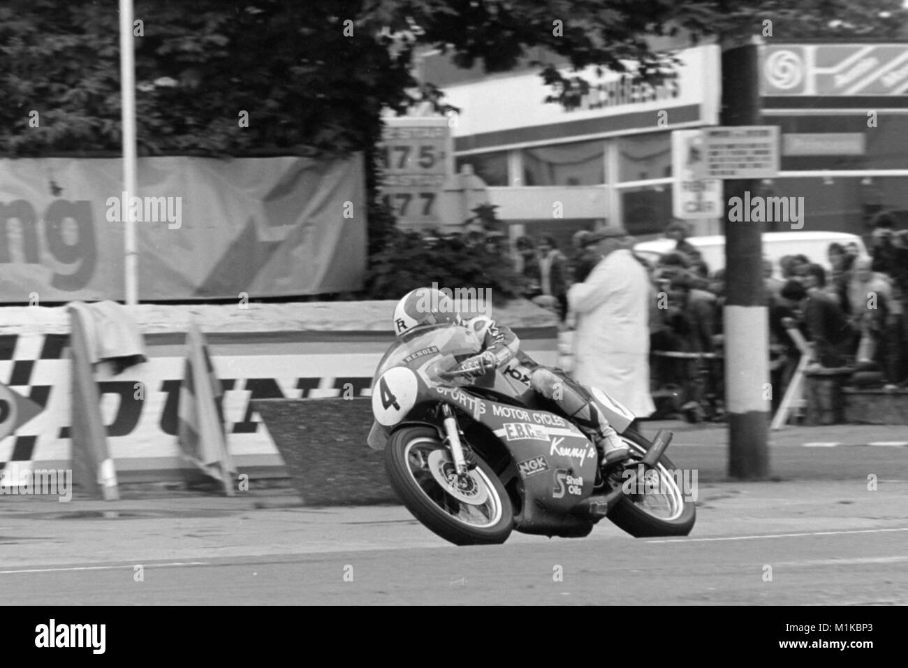 Tony Rutter, Yamaha,Isle of Man TT Classic race, June 1982, Parliament ...