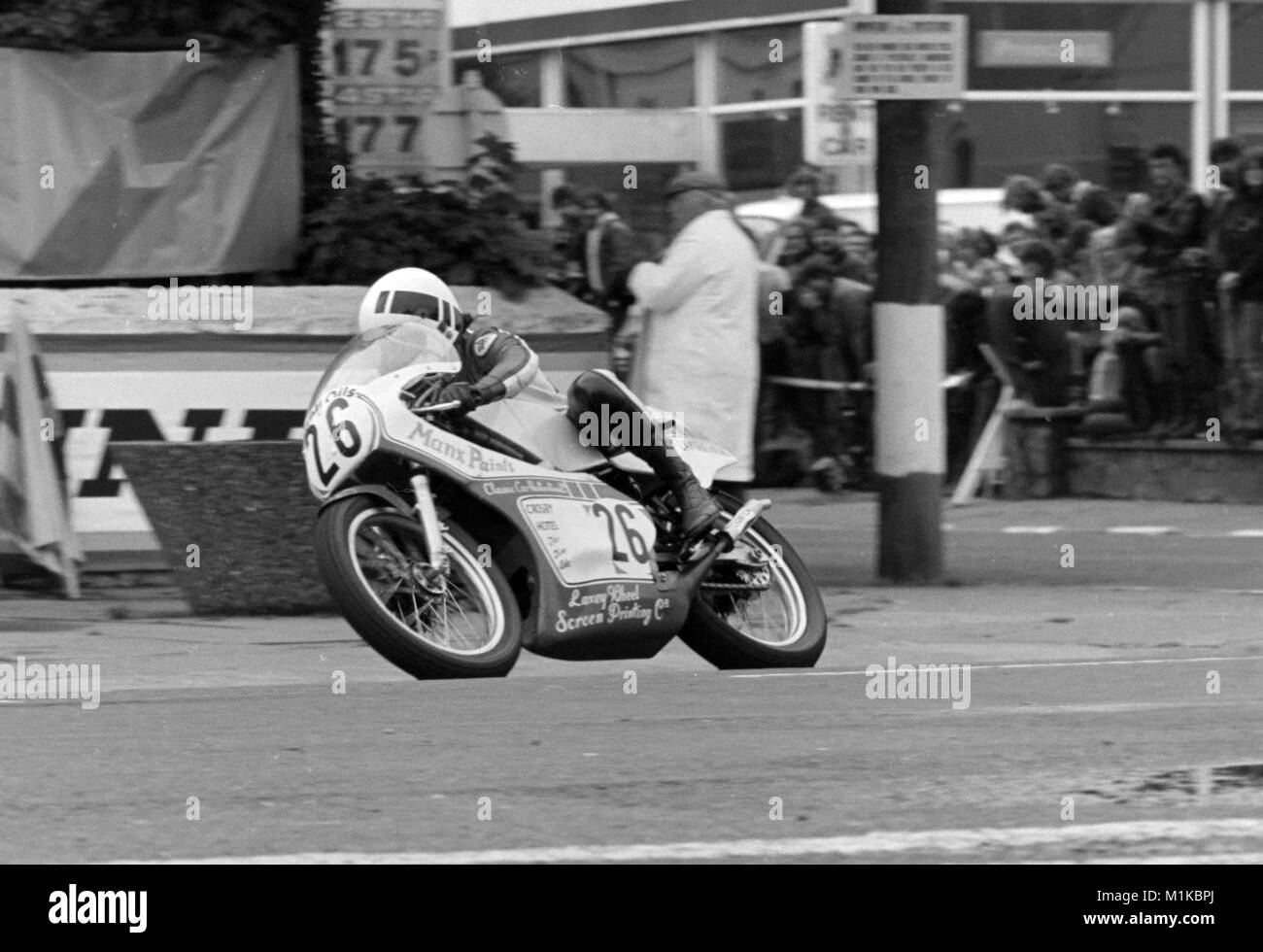 The isle of man tt Black and White Stock Photos & Images - Alamy