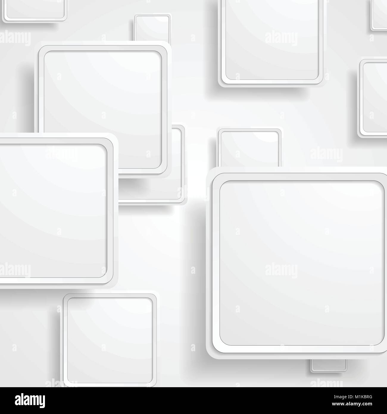 Grey paper geometric abstract squares vector background Stock Vector ...