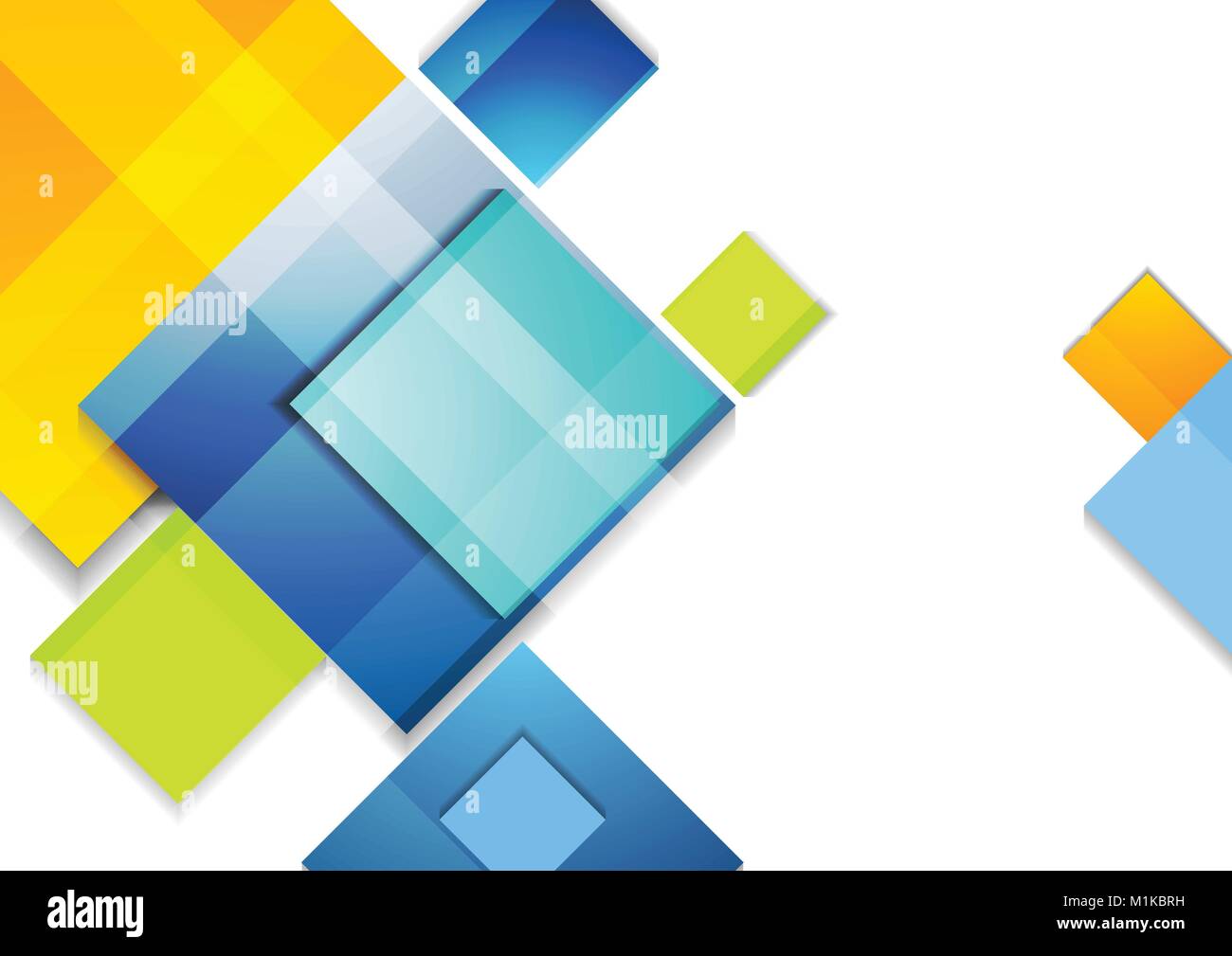 Colorful abstract glossy squares corporate design. Vector graphic ...