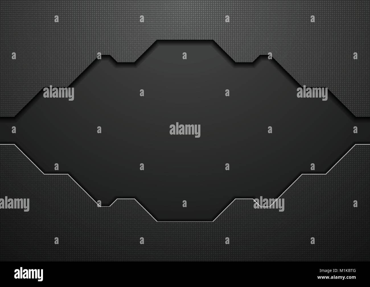 Black tech geometric concept background. Vector design Stock Vector ...