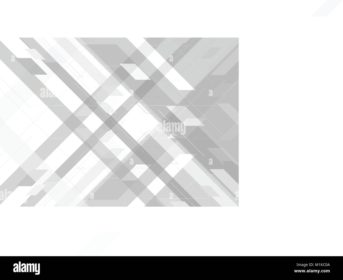 Abstract grey tech geometric corporate design background Stock Vector ...