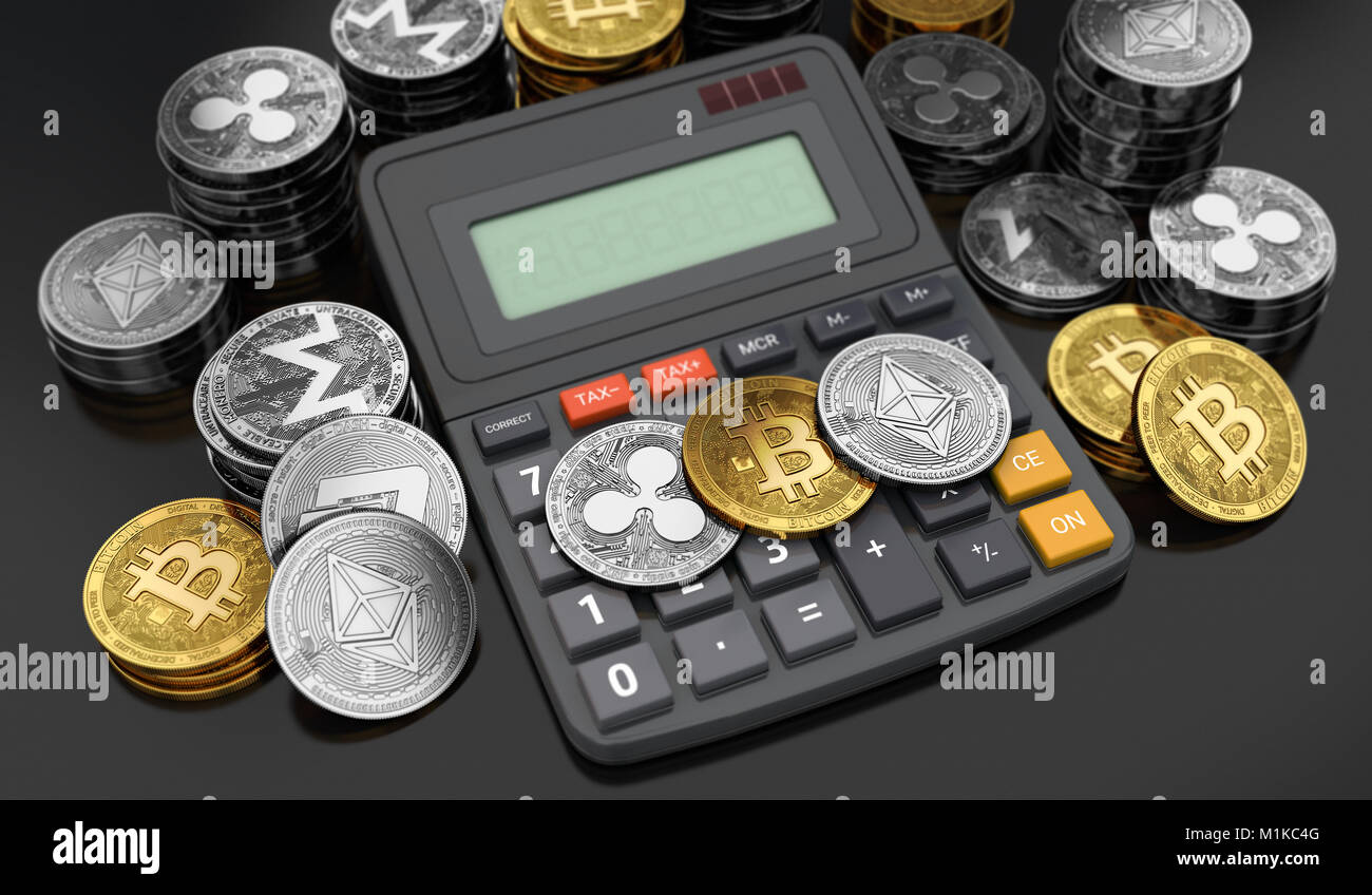 Calculating numbers income tax return hi-res stock photography and ...