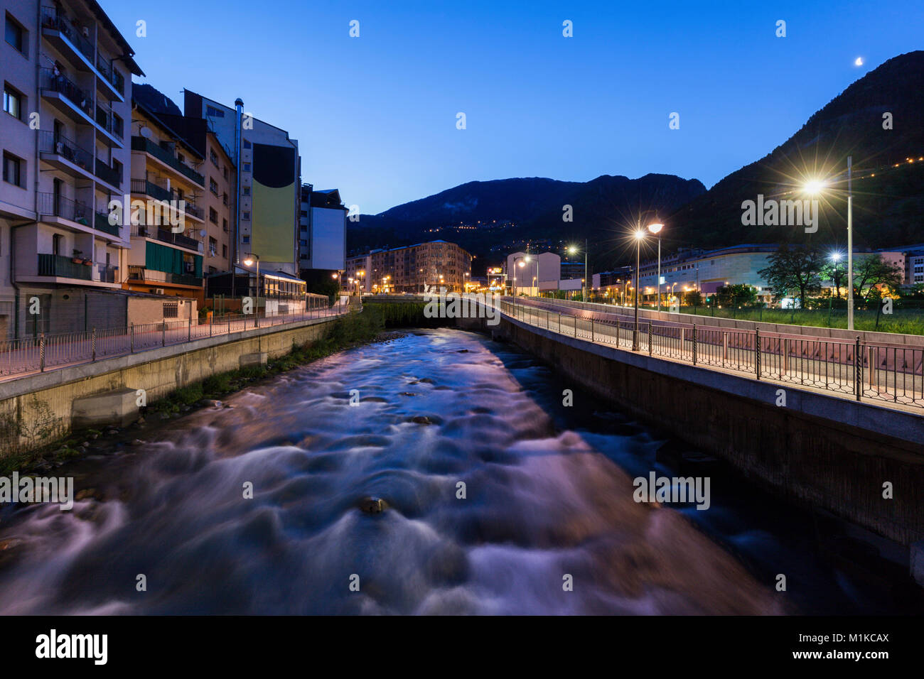 Architecture of Andorra la Vella. Andorra la Vella, Andorra Stock Photo ...