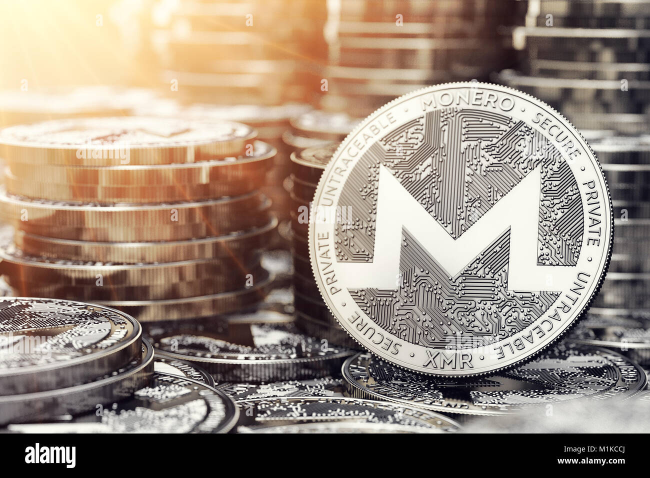 Monero coin hi-res stock photography and images - Alamy