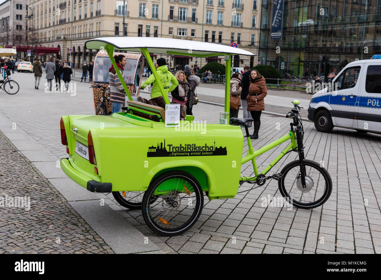 City tour rickshaw berlin hi-res stock photography and images - Alamy
