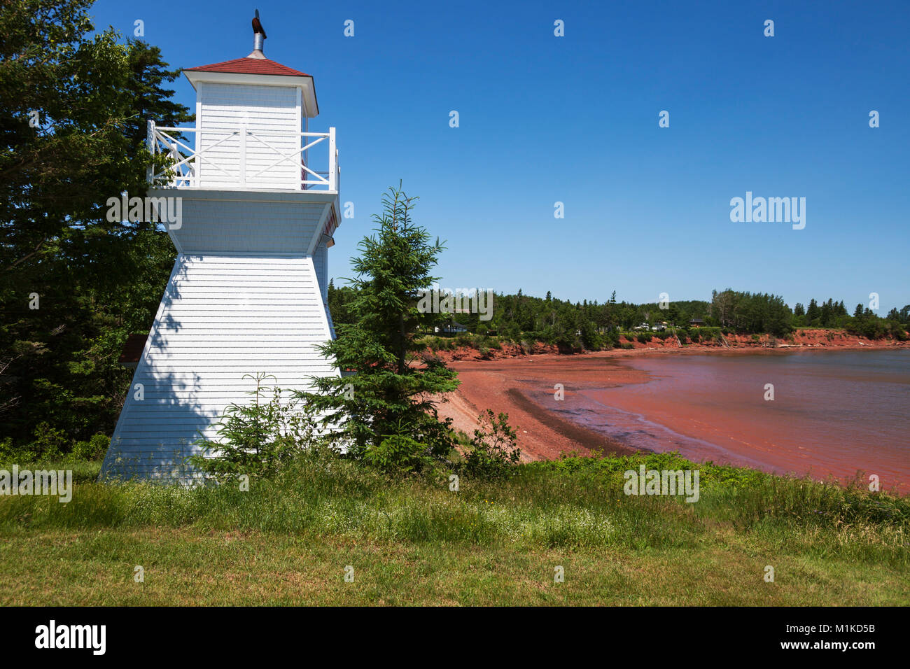 Warren Cove Range Front Lighthouse on Prince Edward Island. Prince ...