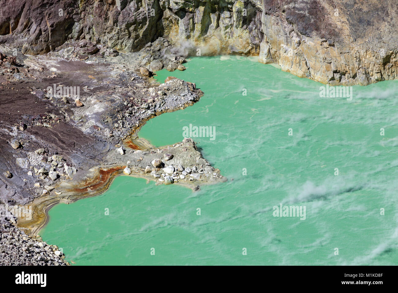 Laguna Ilamatepec inside Santa Ana Volcano. Santa Ana, El Salvador ...