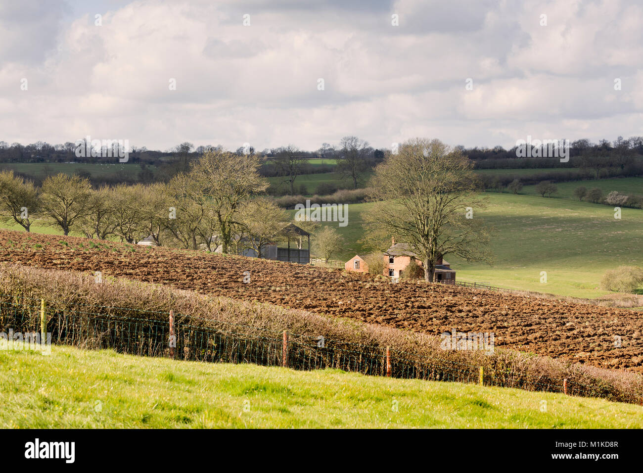 An image of a derelict farmhouse situated in the beautiful countryside ...
