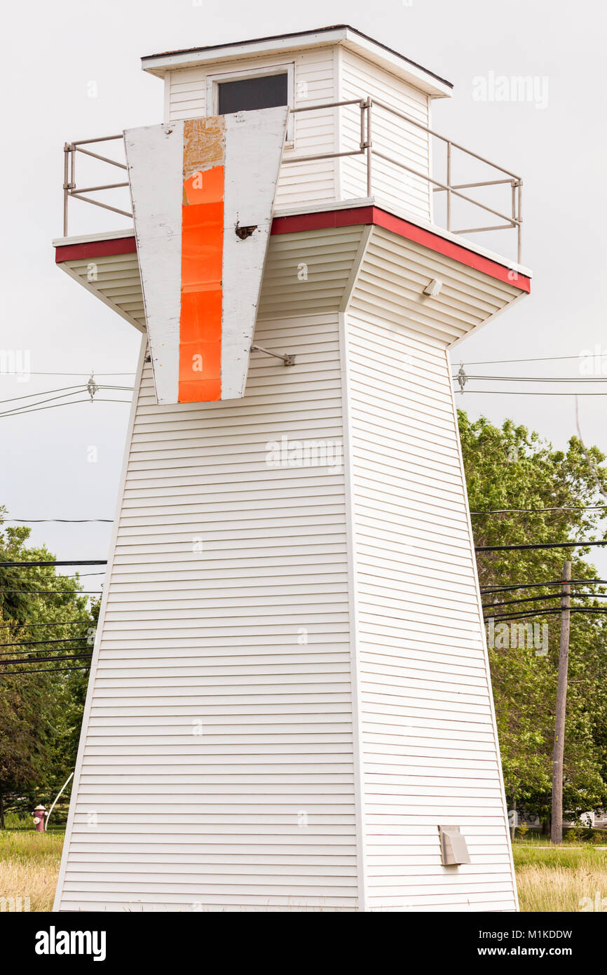Summerside Outer Range Front Lighthouse on Prince Edward Island. Prince ...