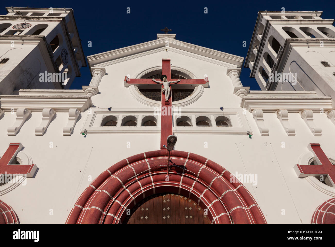 Black Christ of Juayua Church. Juayua, Sonsonate , El Salvador Stock ...