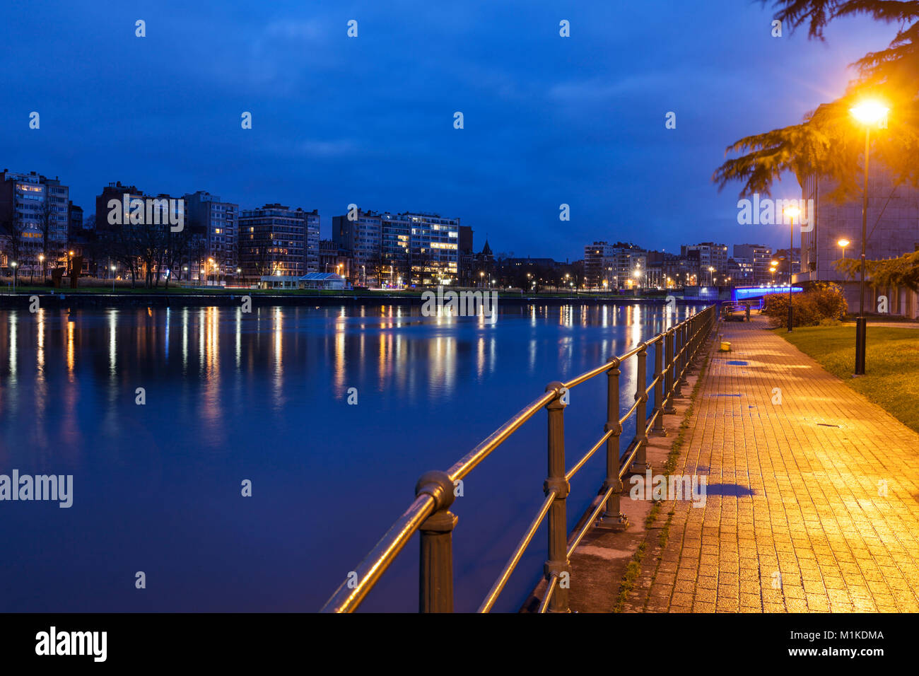 Panorama liege night hi-res stock photography and images - Alamy