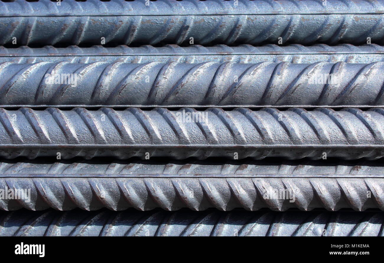 bundle of steel reinforcing bars Stock Photo - Alamy