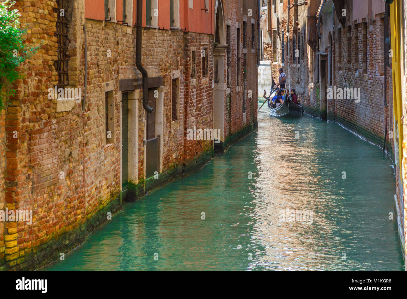 VENICE, ITALY - on May 5, 2016. View on acient Grand Canal, Venetian ...