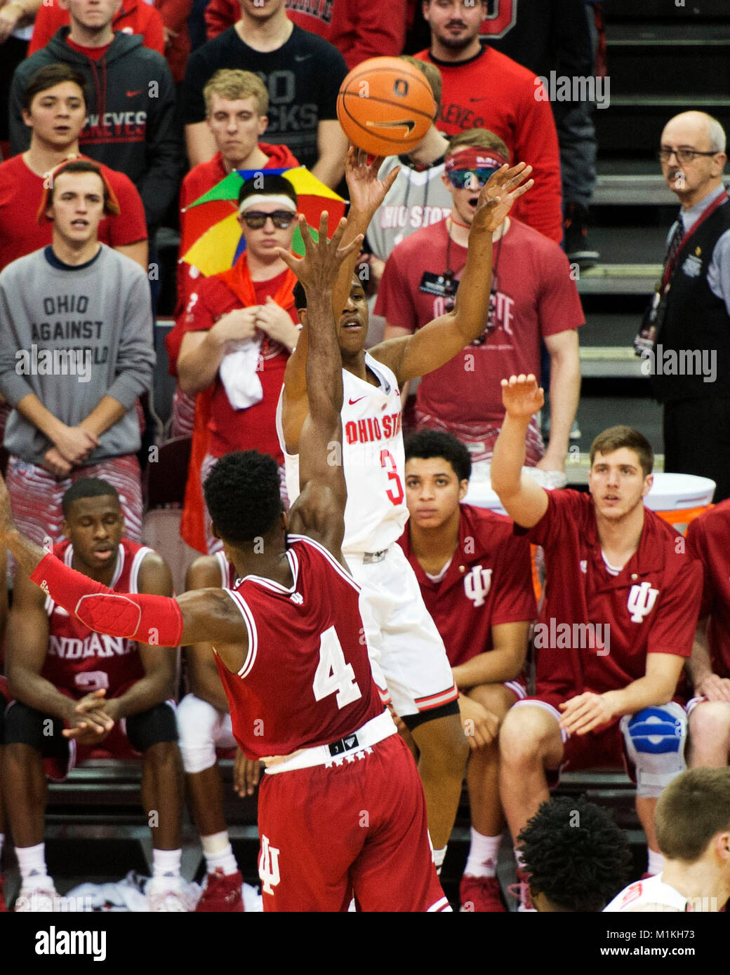 Big ten basketball c j jackson hi-res stock photography and images - Alamy