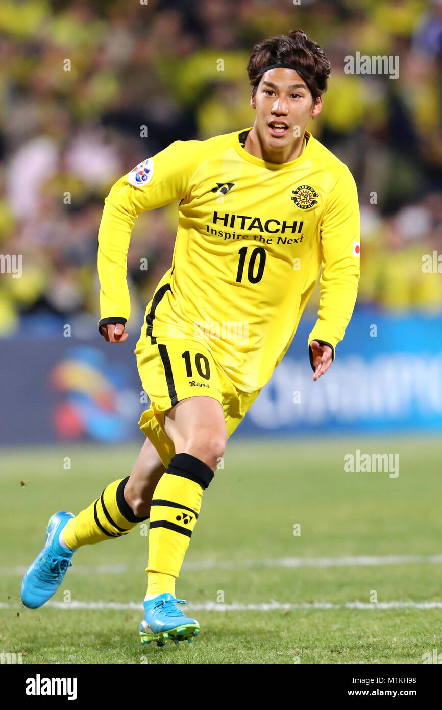 Hitachi Kashiwa Stadium, Chiba, Japan. 30th Jan, 2018. Ataru Esaka ...