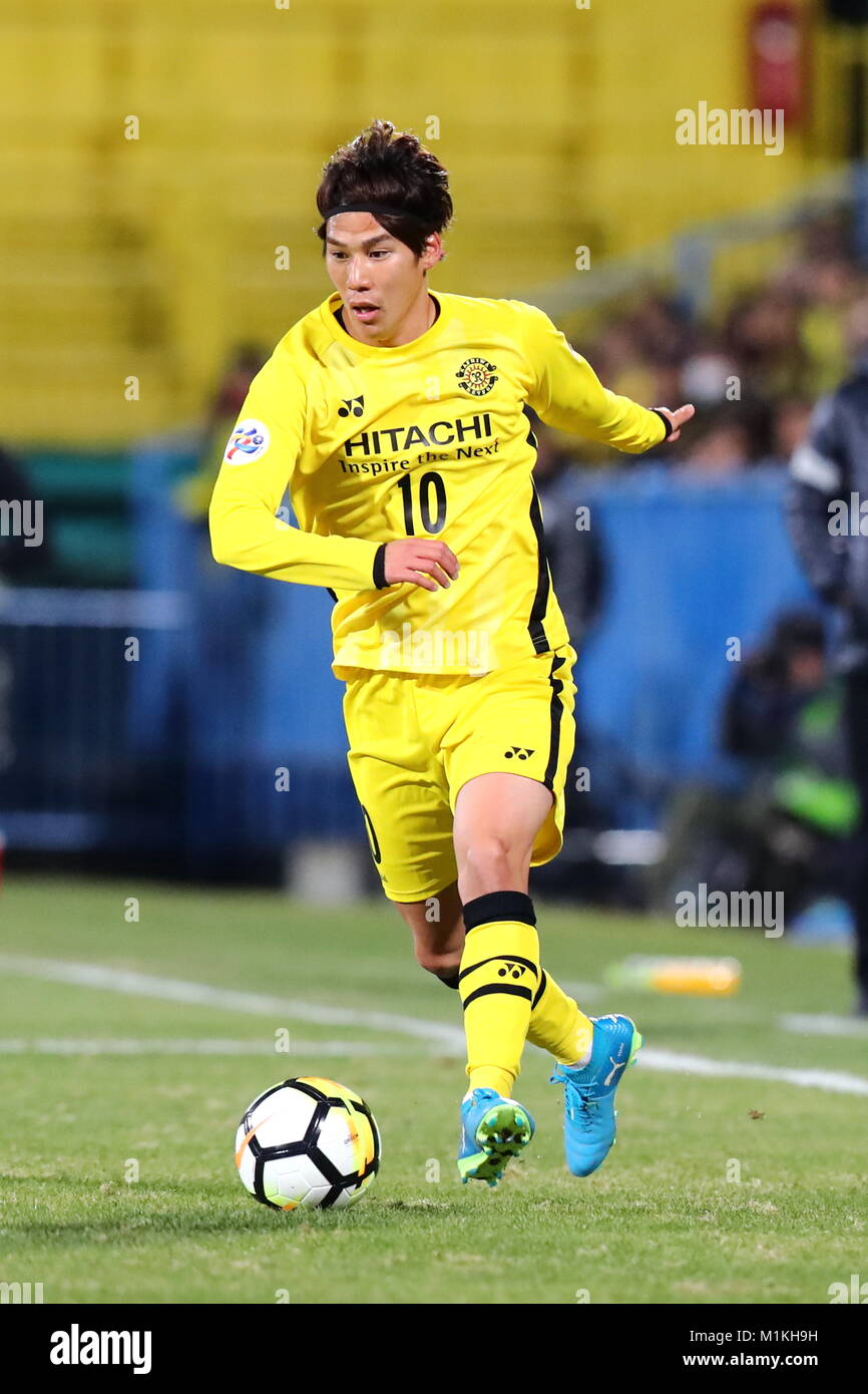 Hitachi Kashiwa Stadium, Chiba, Japan. 30th Jan, 2018. Ataru Esaka ...