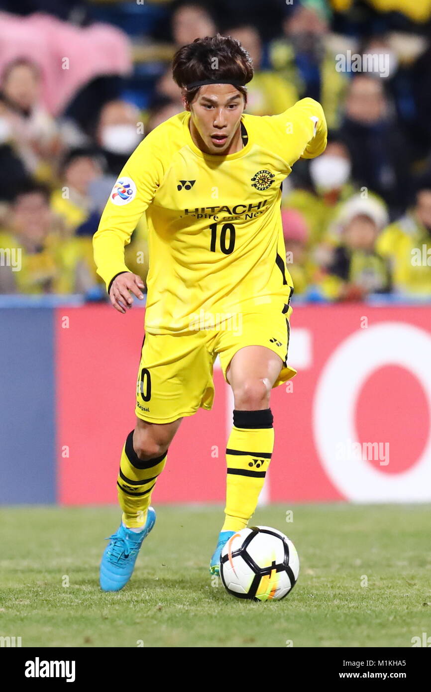 Hitachi Kashiwa Stadium, Chiba, Japan. 30th Jan, 2018. Ataru Esaka ...