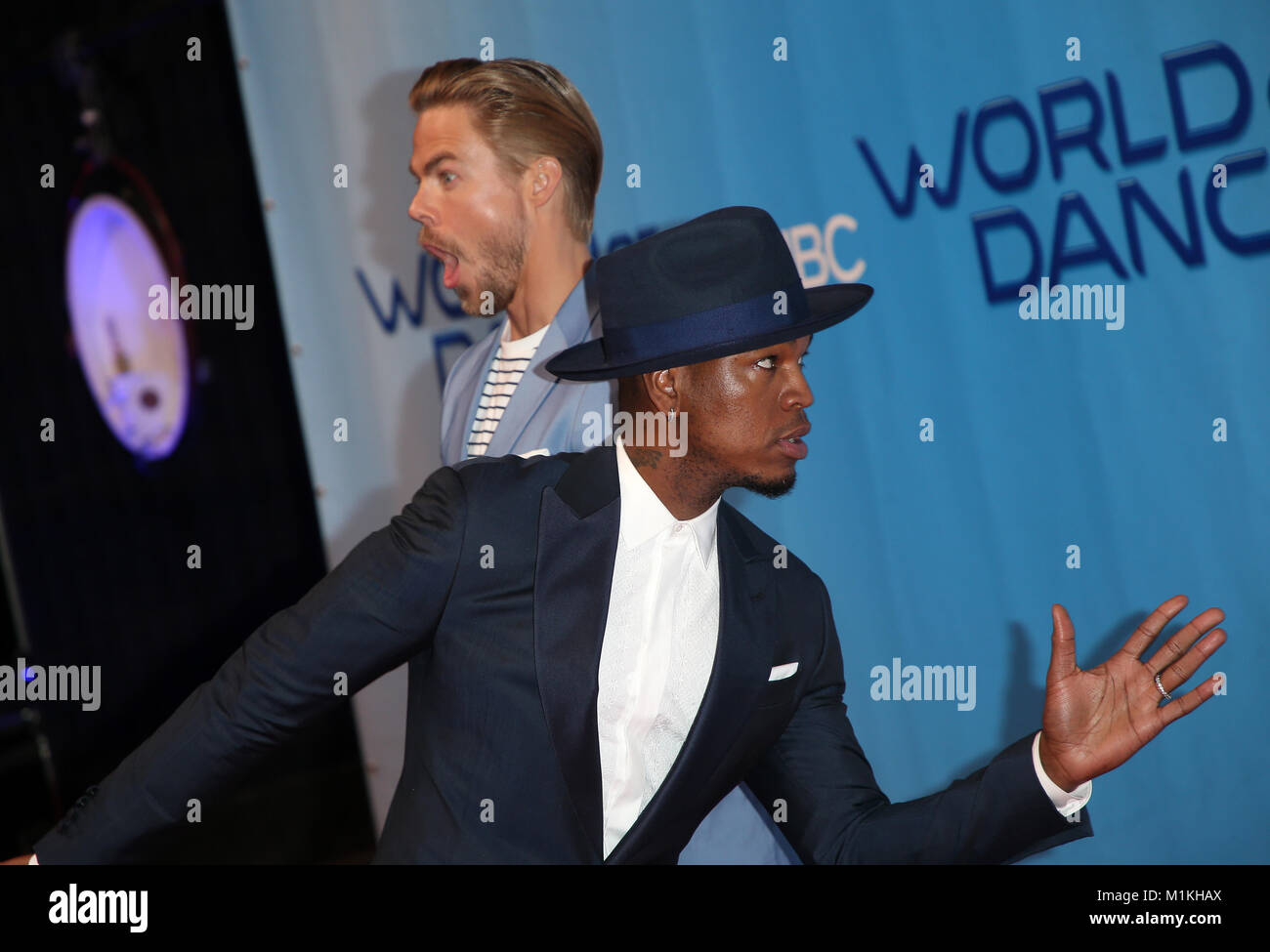 Universal City, Ca. 30th Jan, 2018. Ne-Yo, Derek Hough, at the World Of ...