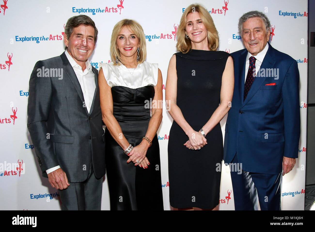 New York, NY, USA. 30th Jan, 2018. Richard Bressler, Tony Bennett ...