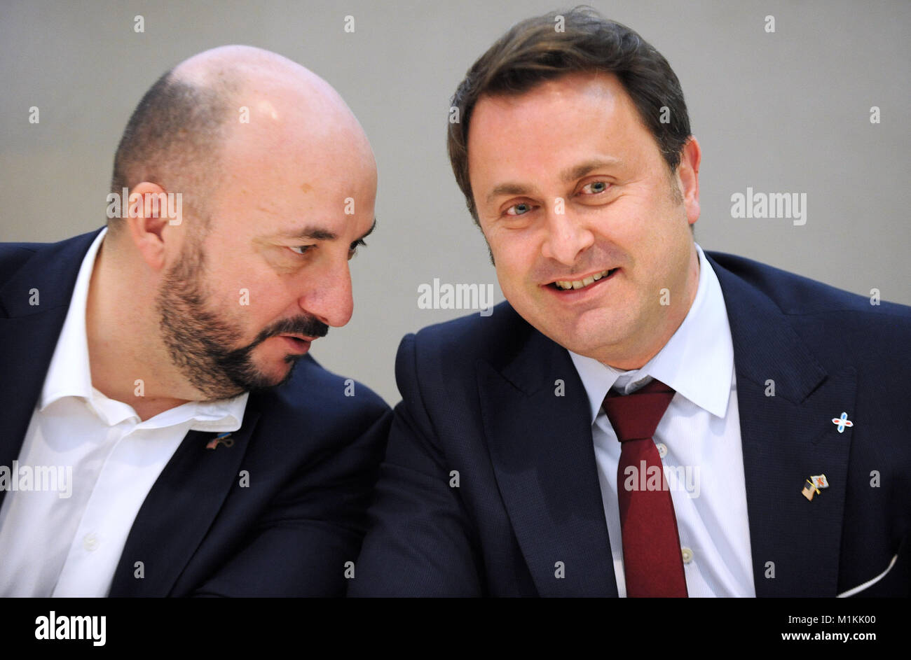 Cape Canaveral, USA. 30th Jan, 2018. Xavier Bettel, Prime Minister of ...