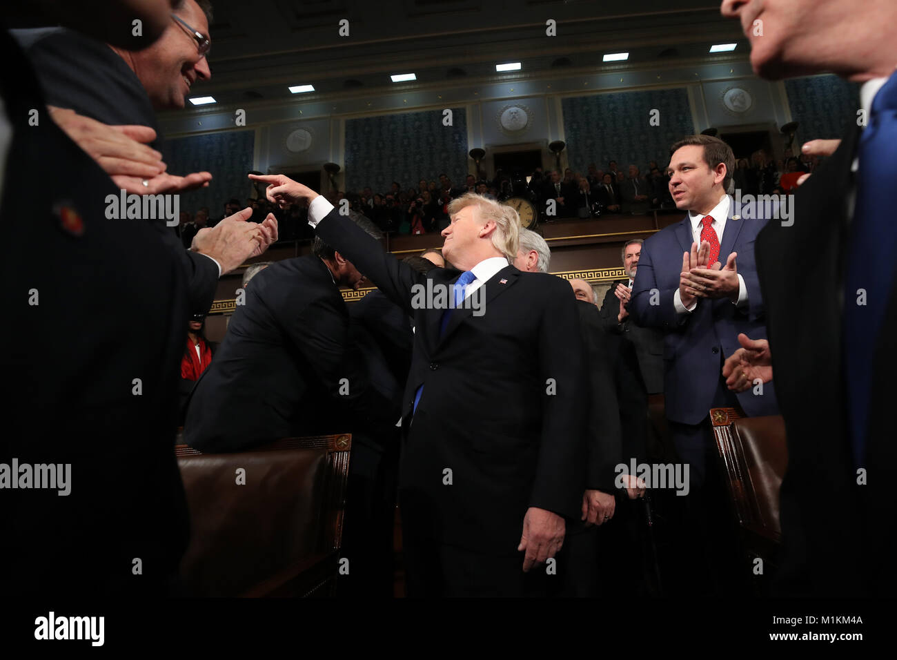 Washington, DC, USA. 30th Jan, 2018. U.S. President Donald J. Trump ...