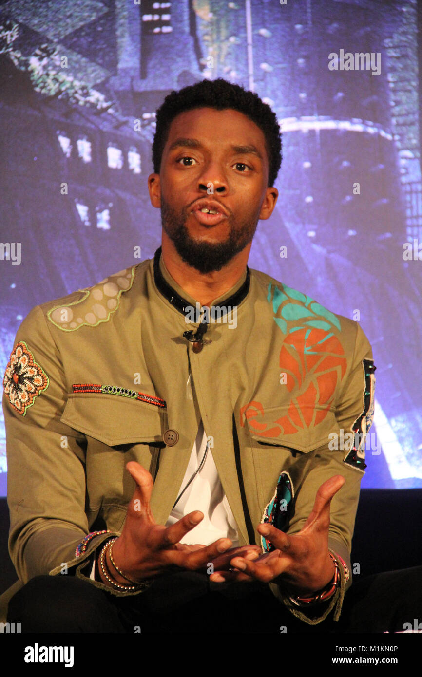 Beverly Hills, USA. 30th Jan, 2018. Chadwick Boseman 01/30/2018 "Black ...