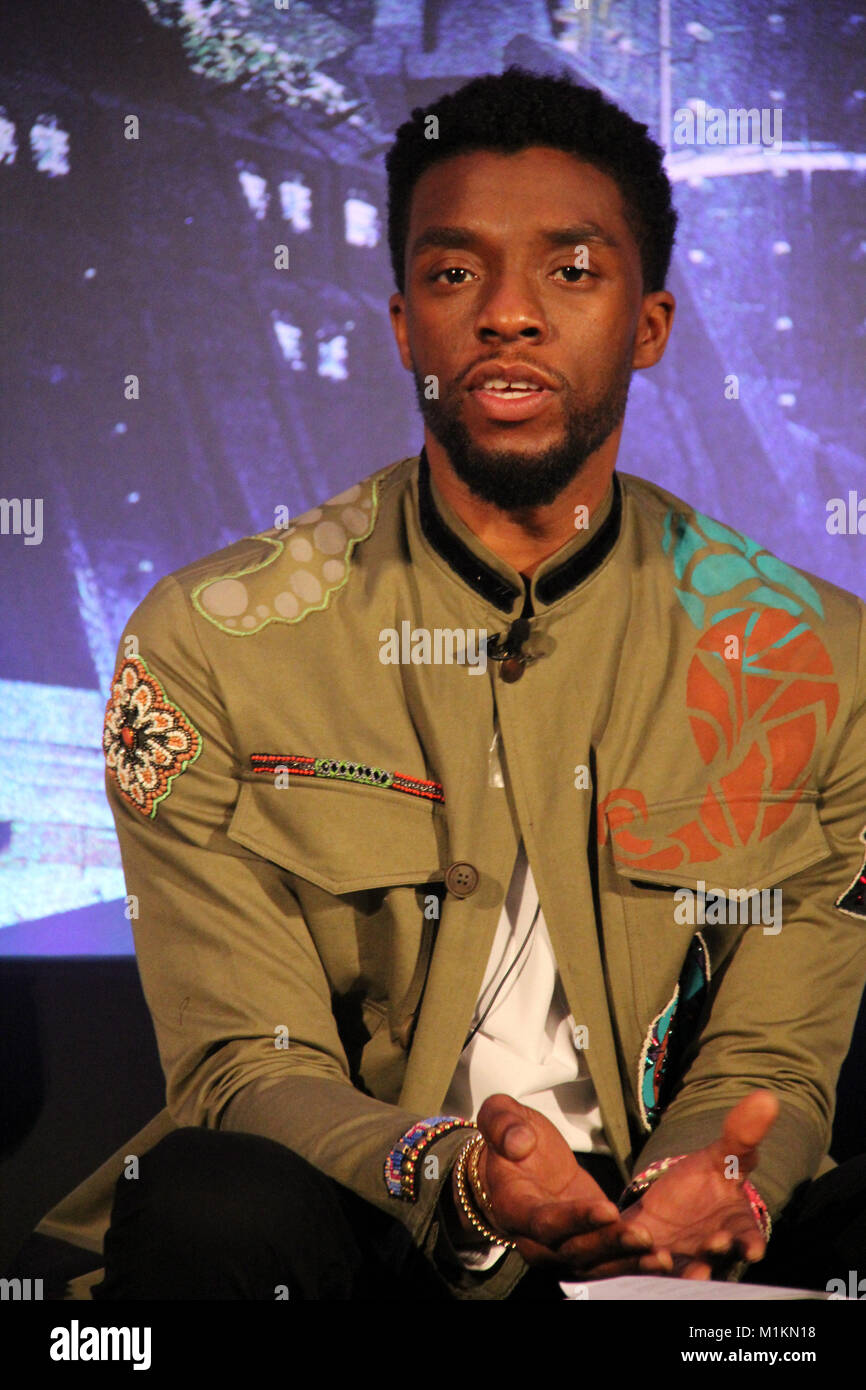 Beverly Hills, USA. 30th Jan, 2018. Chadwick Boseman 01/30/2018 "Black ...