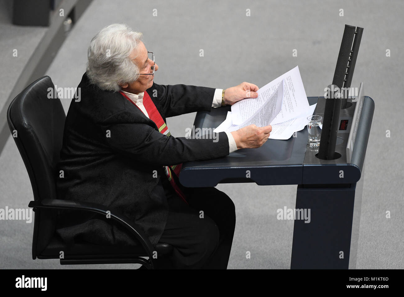 Berlin, Germany. 31st Jan, 2018. Anita Lasker Wallfisch, one of the ...
