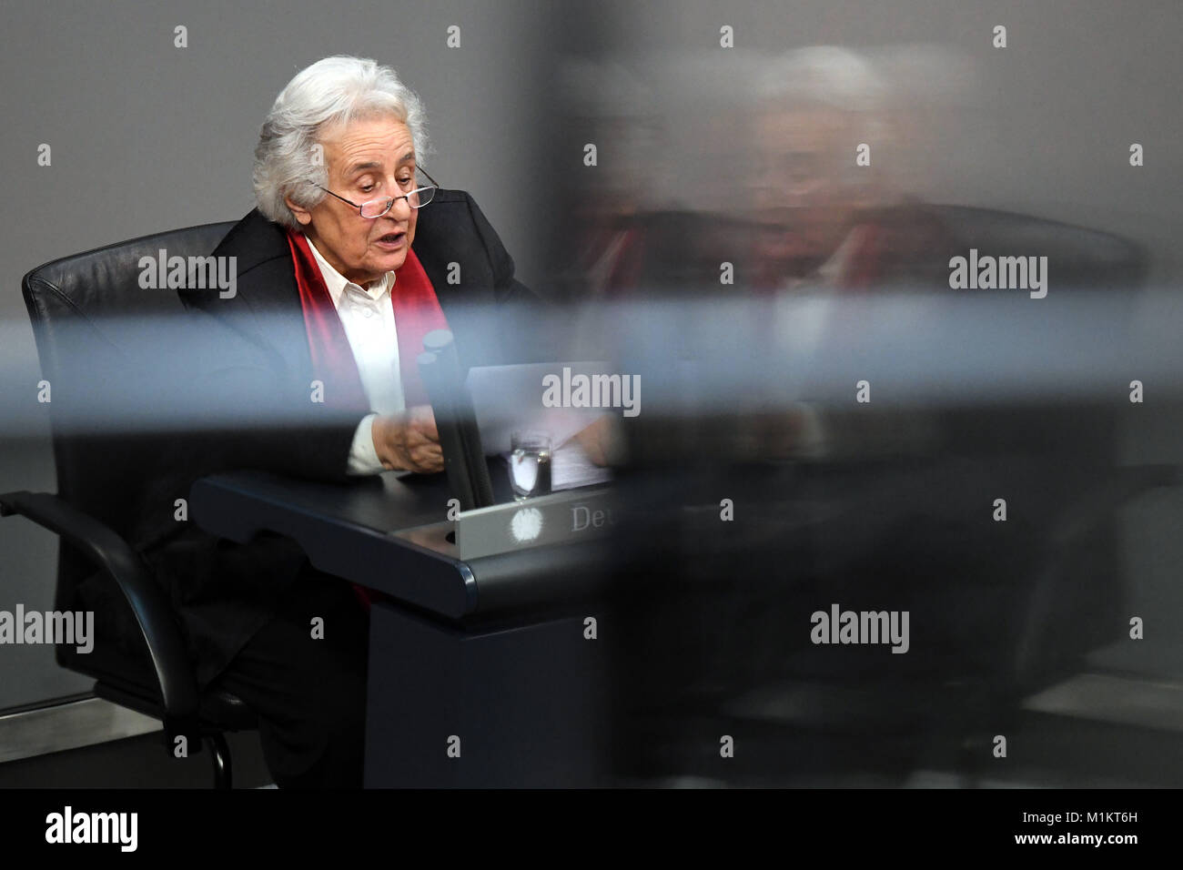Berlin, Germany. 31st Jan, 2018. Anita Lasker Wallfisch, one of the ...