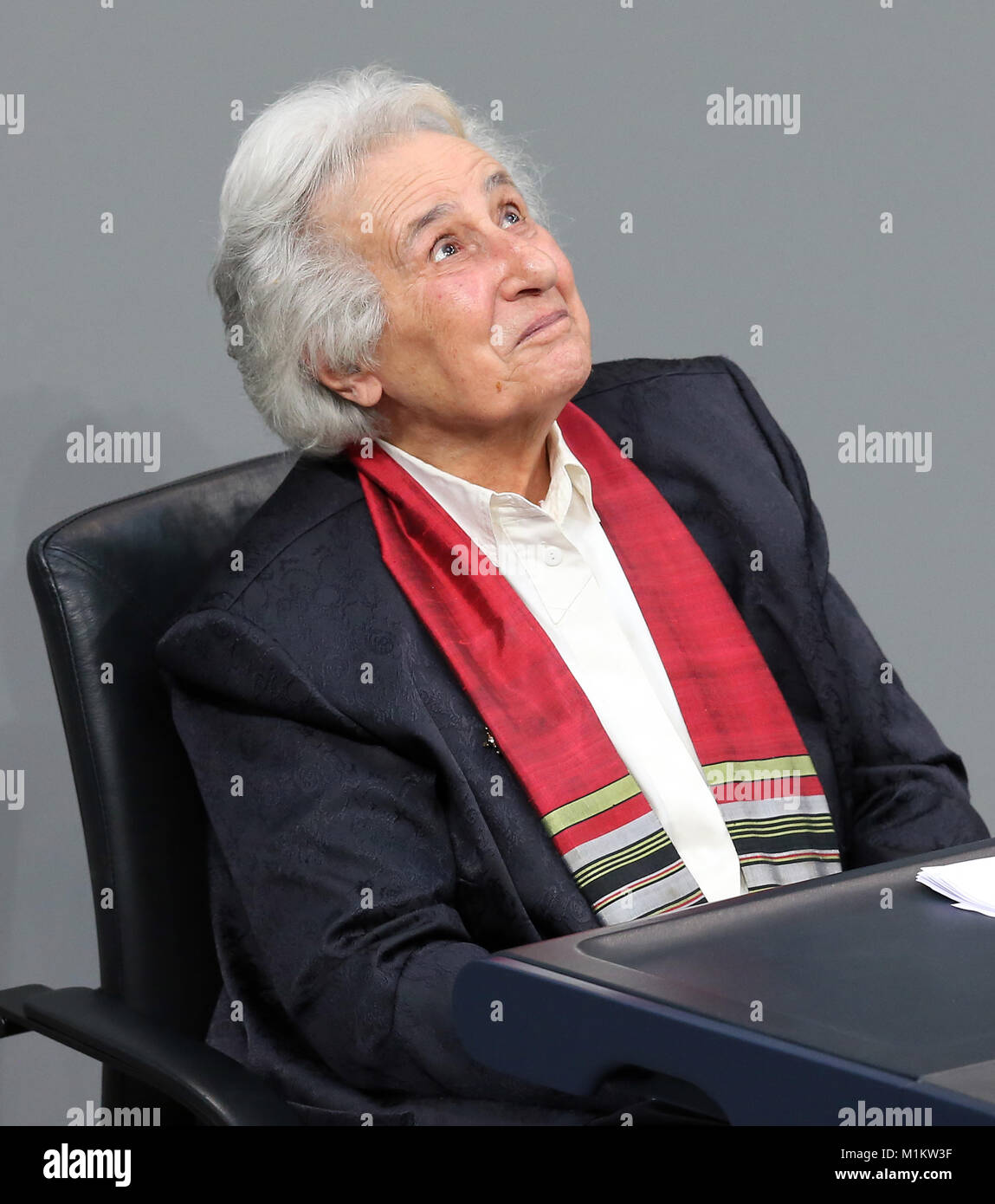 Berlin, Germany. 31st Jan, 2018. Anita Lasker Wallfisch, survivor ...