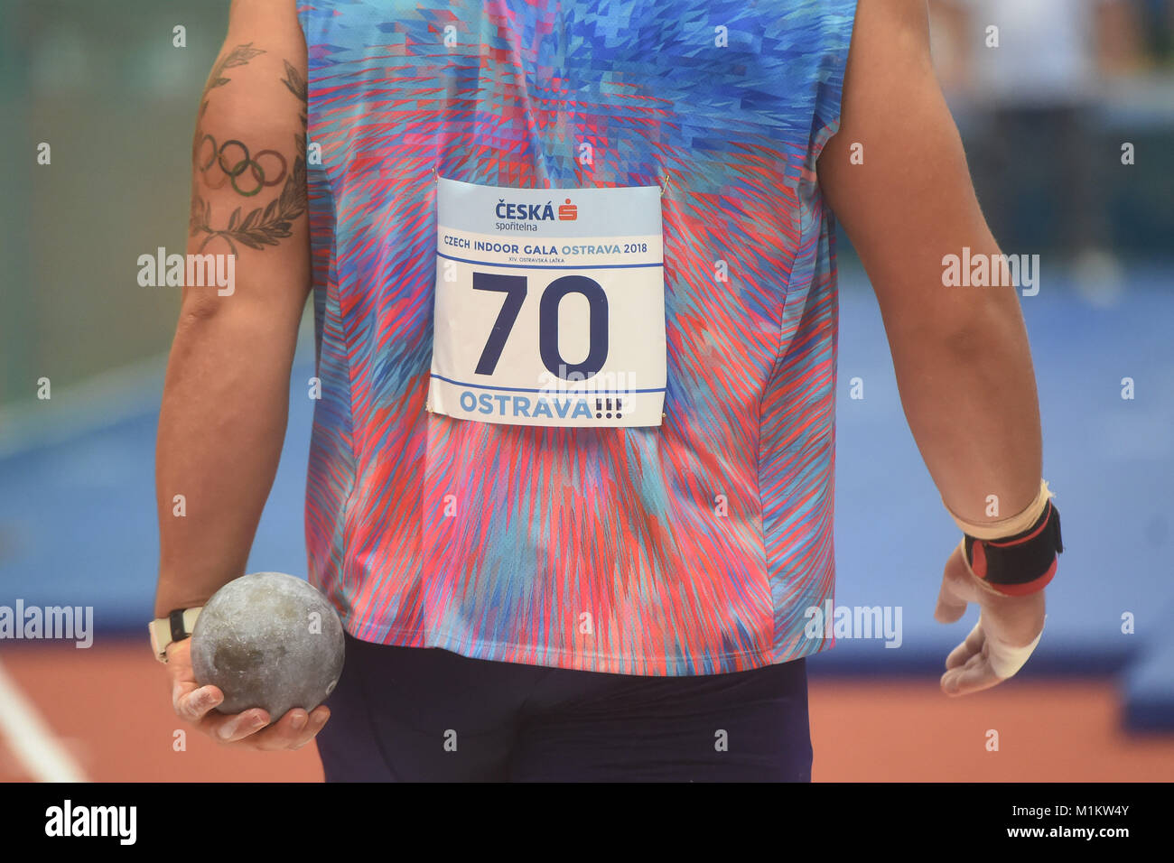 Ostrava, Czech Republic. 25th Jan, 2018. Konrad Bukowiecki (POL ...