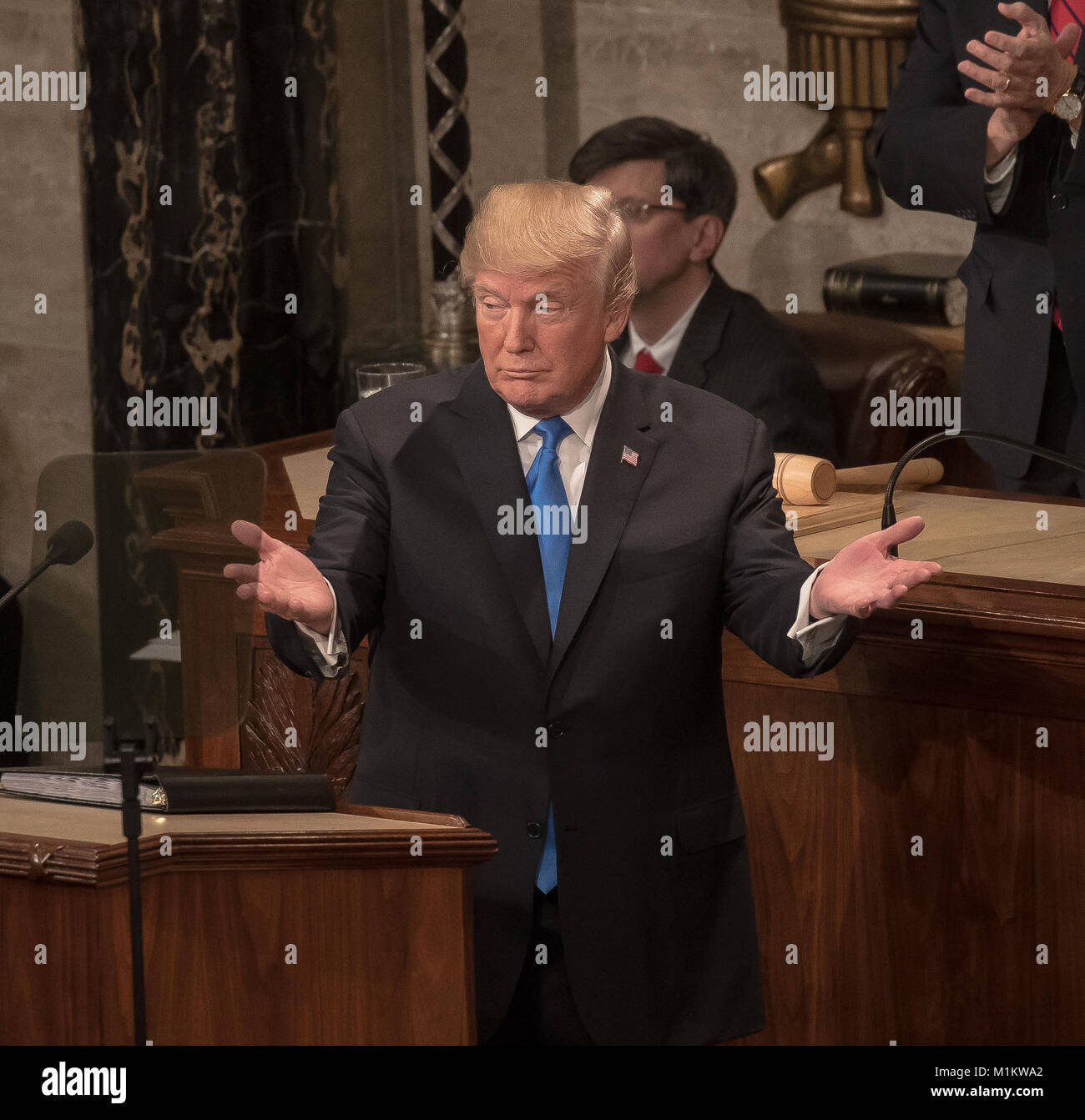 Washington, United States Of America. 30th Jan, 2018. President Donald ...