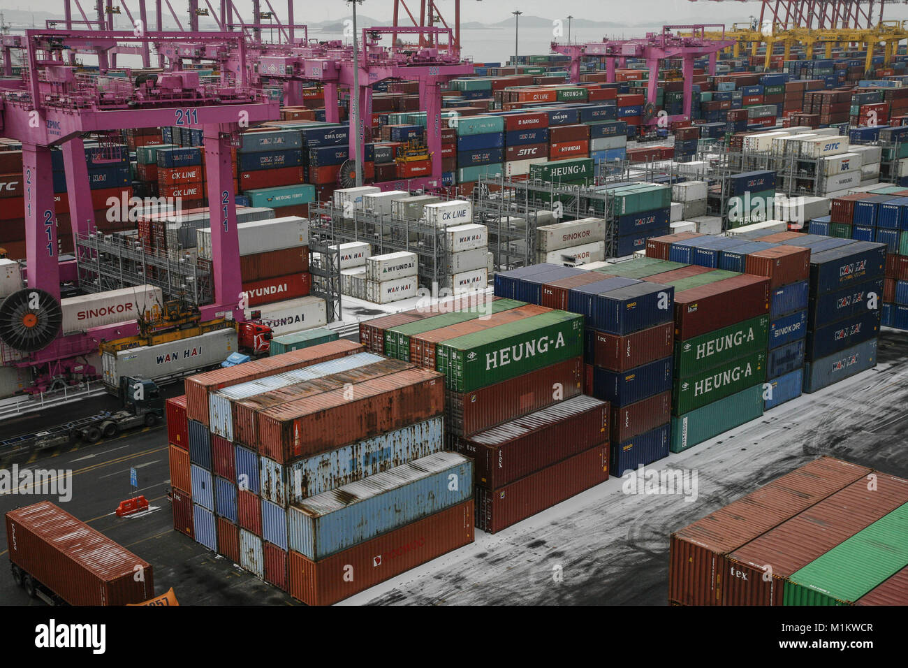 Incheon, South Korea. 31st Jan, 2018. Jan 31, 2018-Incheon, South Korea ...